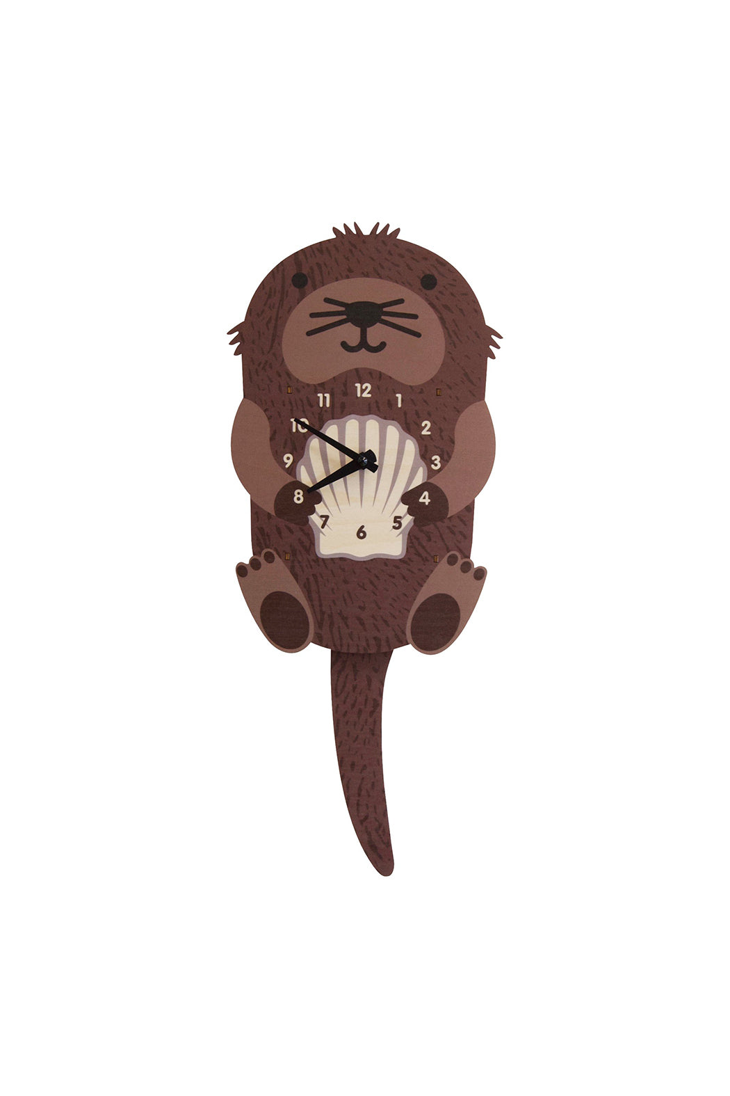 Modern Moose Otter Pendulum Clock – Hopscotch Kids OR