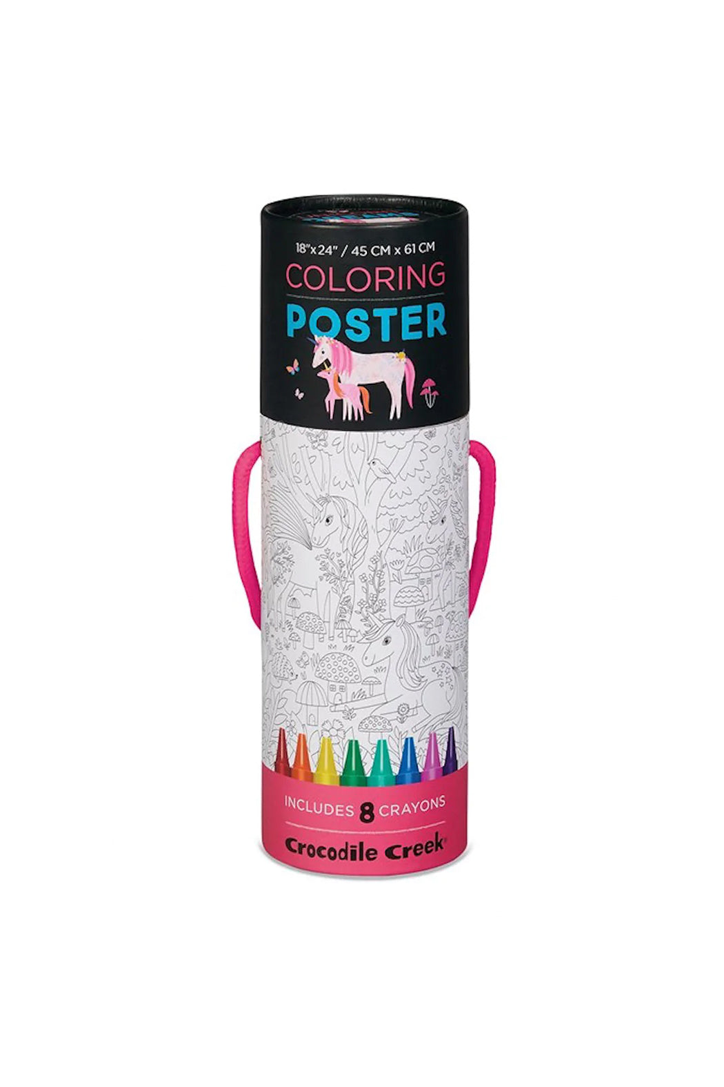 Crocodile Creek Unicorn Coloring Poster – Hopscotch Kids OR