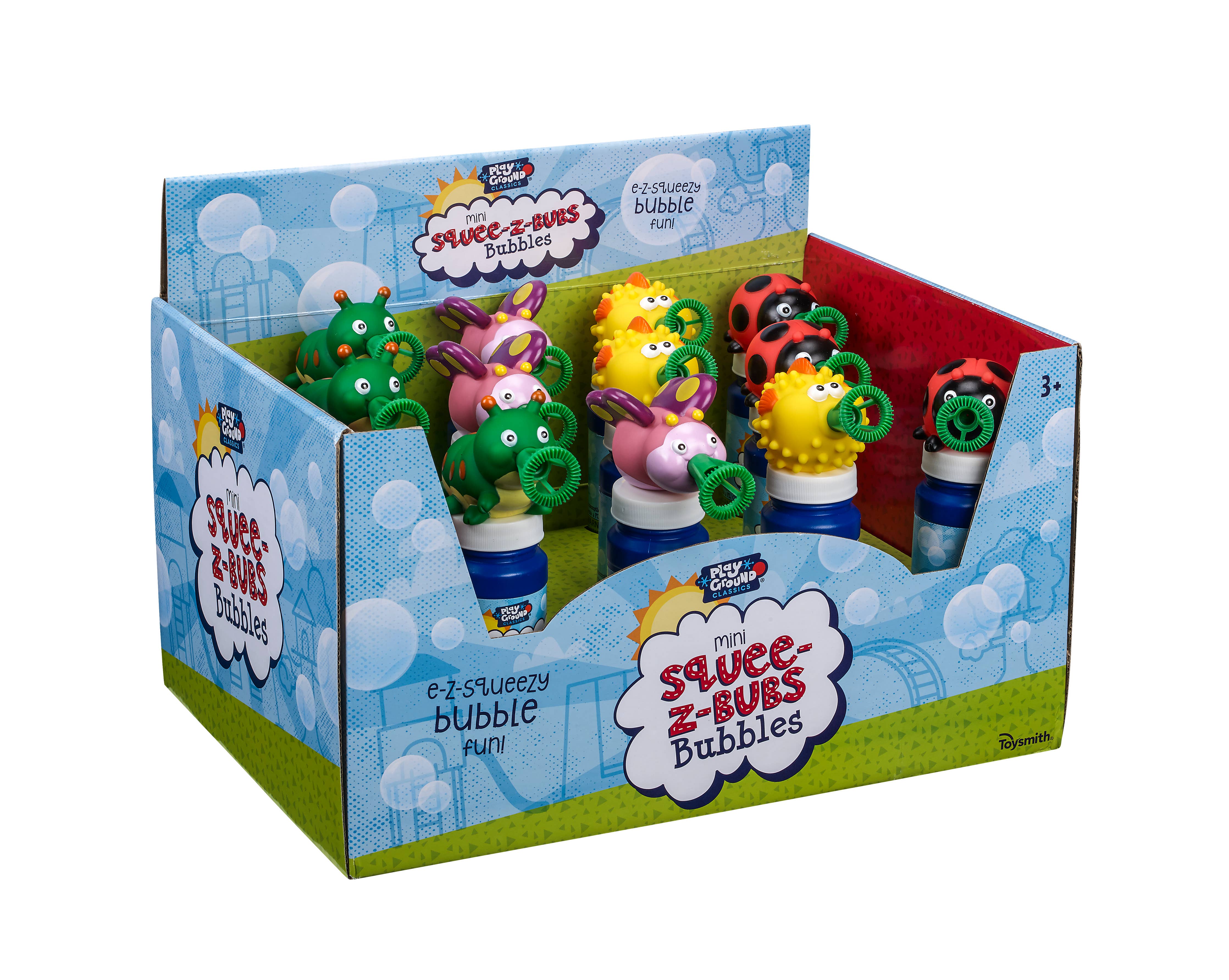 Toysmith Mini Squee-Z Bubs Bubbles, Assorted Styles – Hopscotch Kids OR