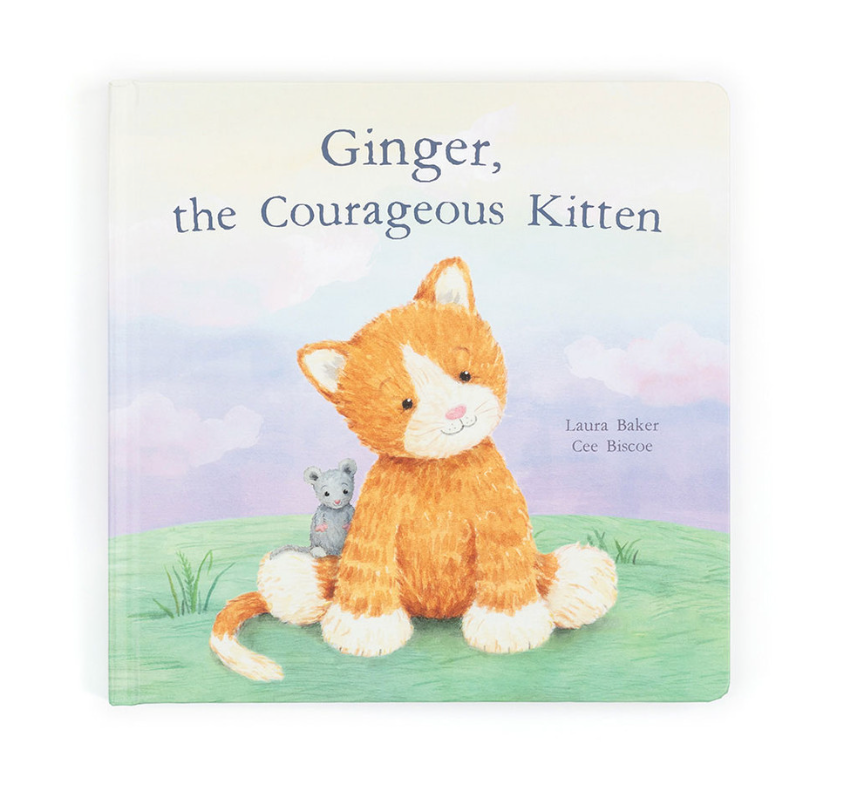 Jellycat Ginger, the Courageous Kitten Book – Hopscotch Kids OR