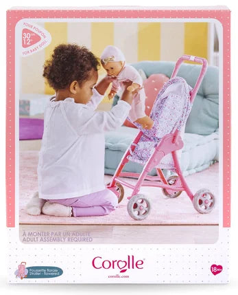 Corolle Stroller - Flowered – Hopscotch Kids