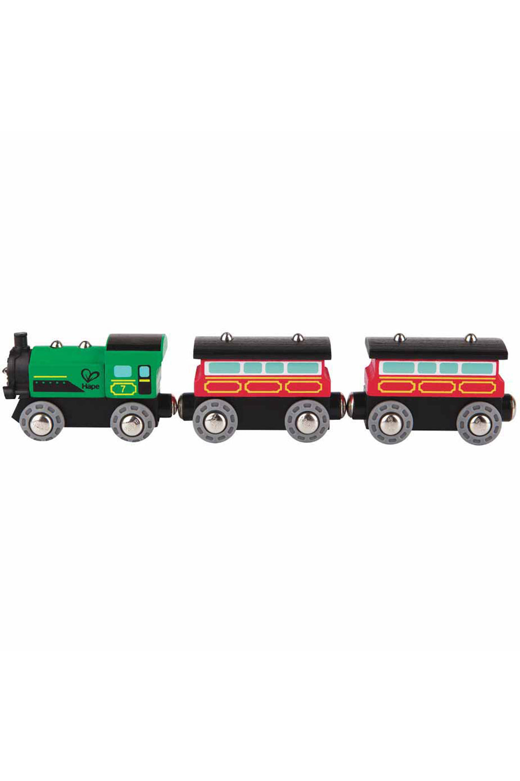 Hape Steam-Era Passenger Train – Hopscotch Kids OR