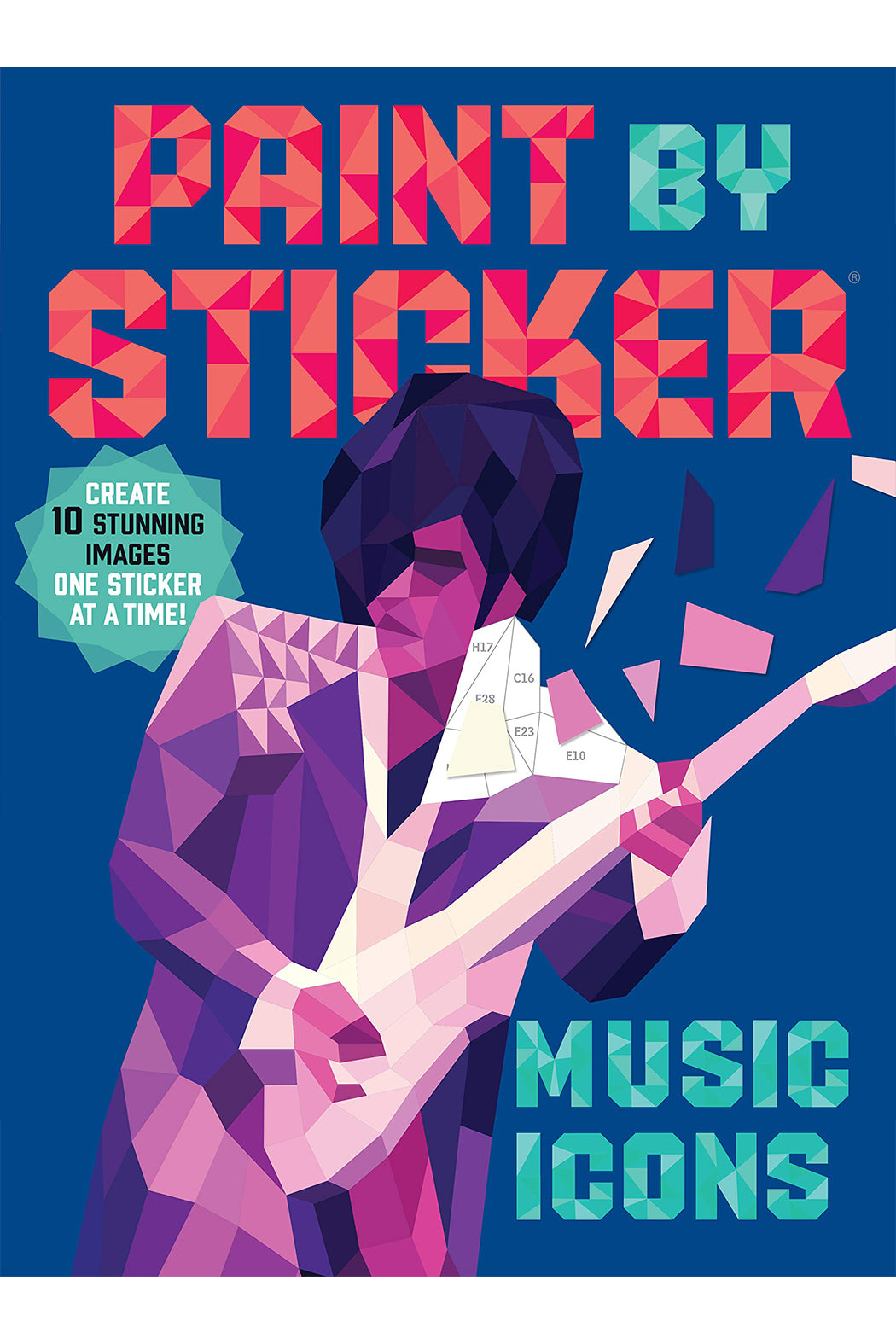 Workman Publishing Paint By Sticker: Music Icons – Hopscotch Kids