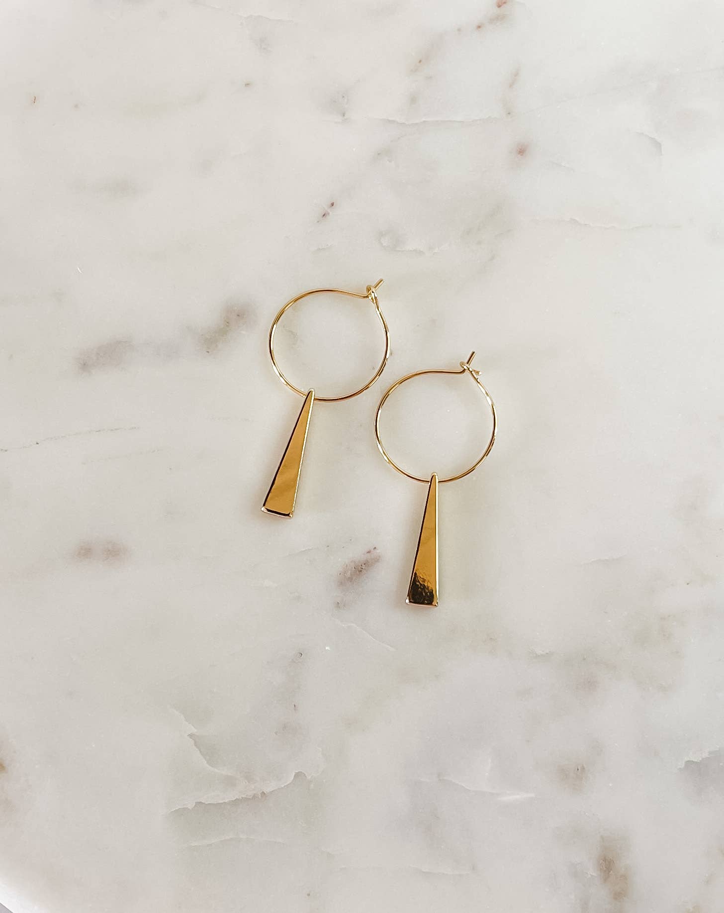 Bella Rey The Rachael Gold Plated Hoop Earrings – Hopscotch Kids OR