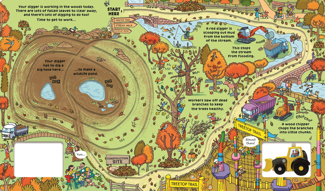 Wind-Up Digger: Usborne – Hopscotch Kids