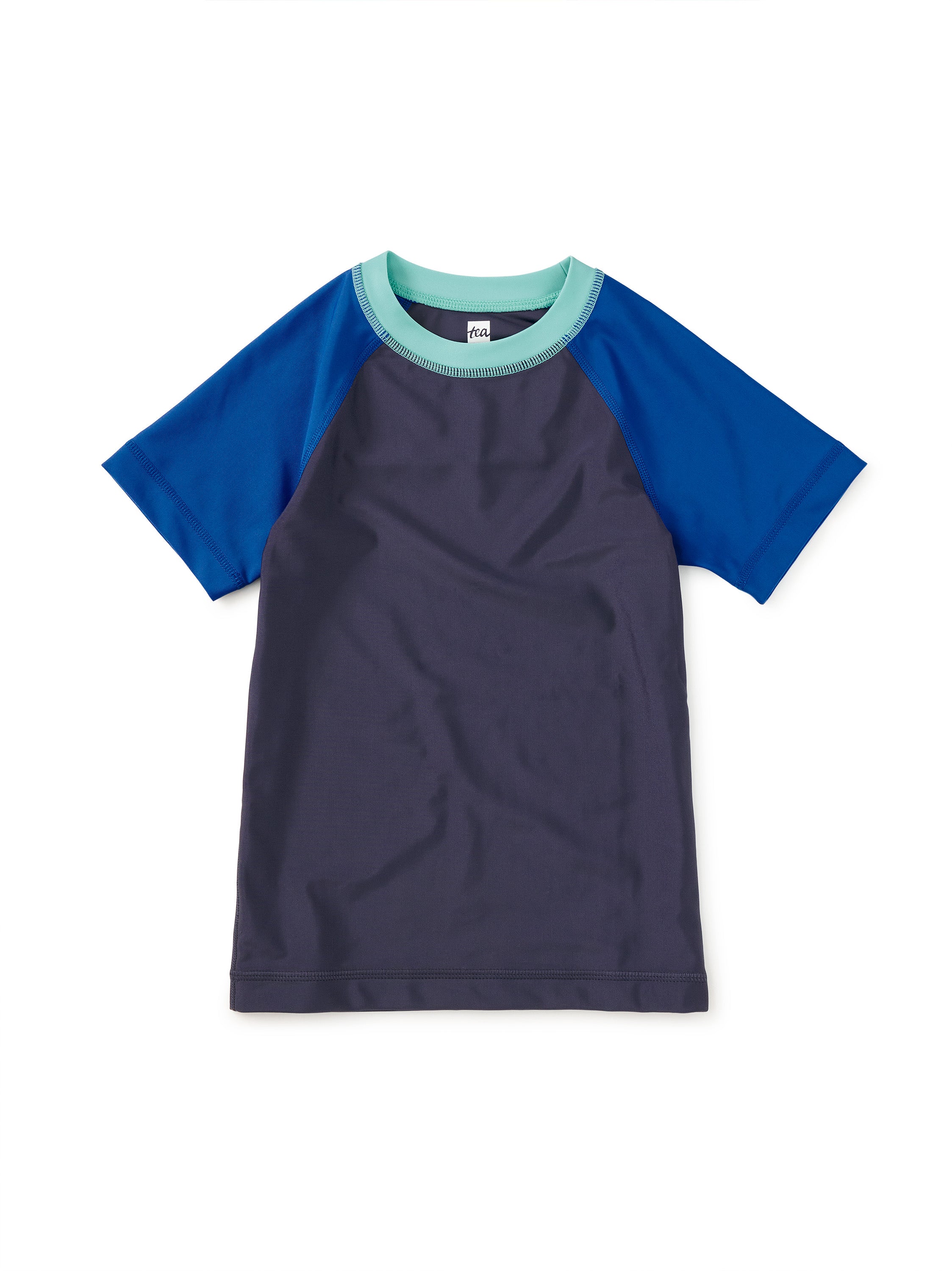 Tea Collection Short Sleeve Rash Guard - Indigo – Hopscotch Kids OR