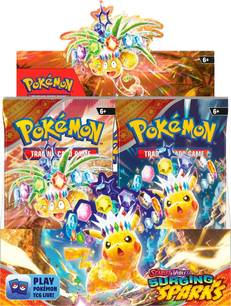 Pokemon Surging Sparks Booster Pack - SV08: Surging Sparks (SV08 ...