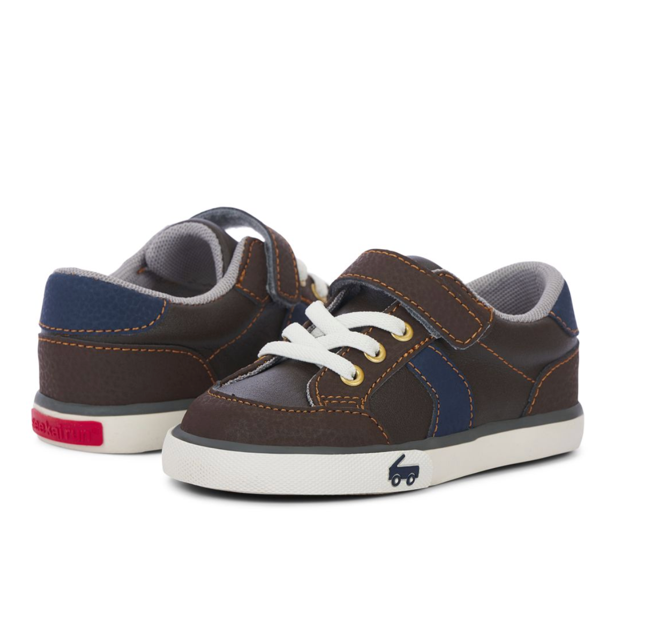See Kai Run Connor - Brown Leather – Hopscotch Kids OR