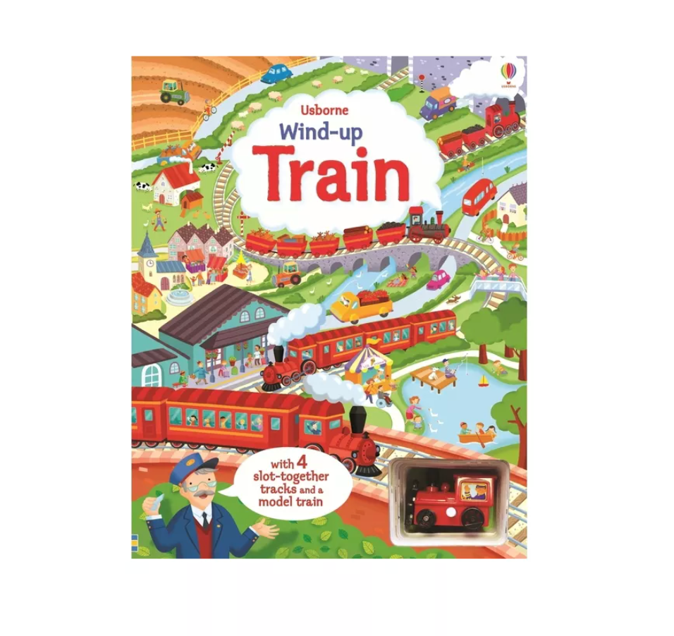 Usborne Wind-Up Train Book – Hopscotch Kids