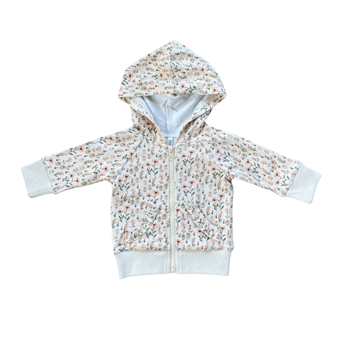 Babysprouts Hooded Jacket - Daisy Field – Hopscotch Kids