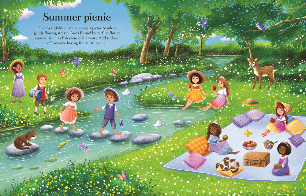 Princesses Sticker Book : Usborne – Hopscotch Kids